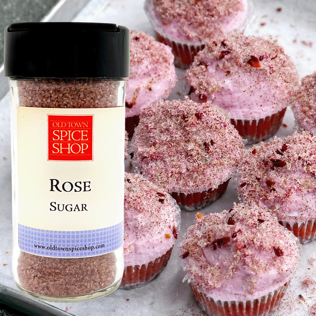 Rose Sugar: Aromatic Floral Sugar for Baking | Old Town Spice Shop