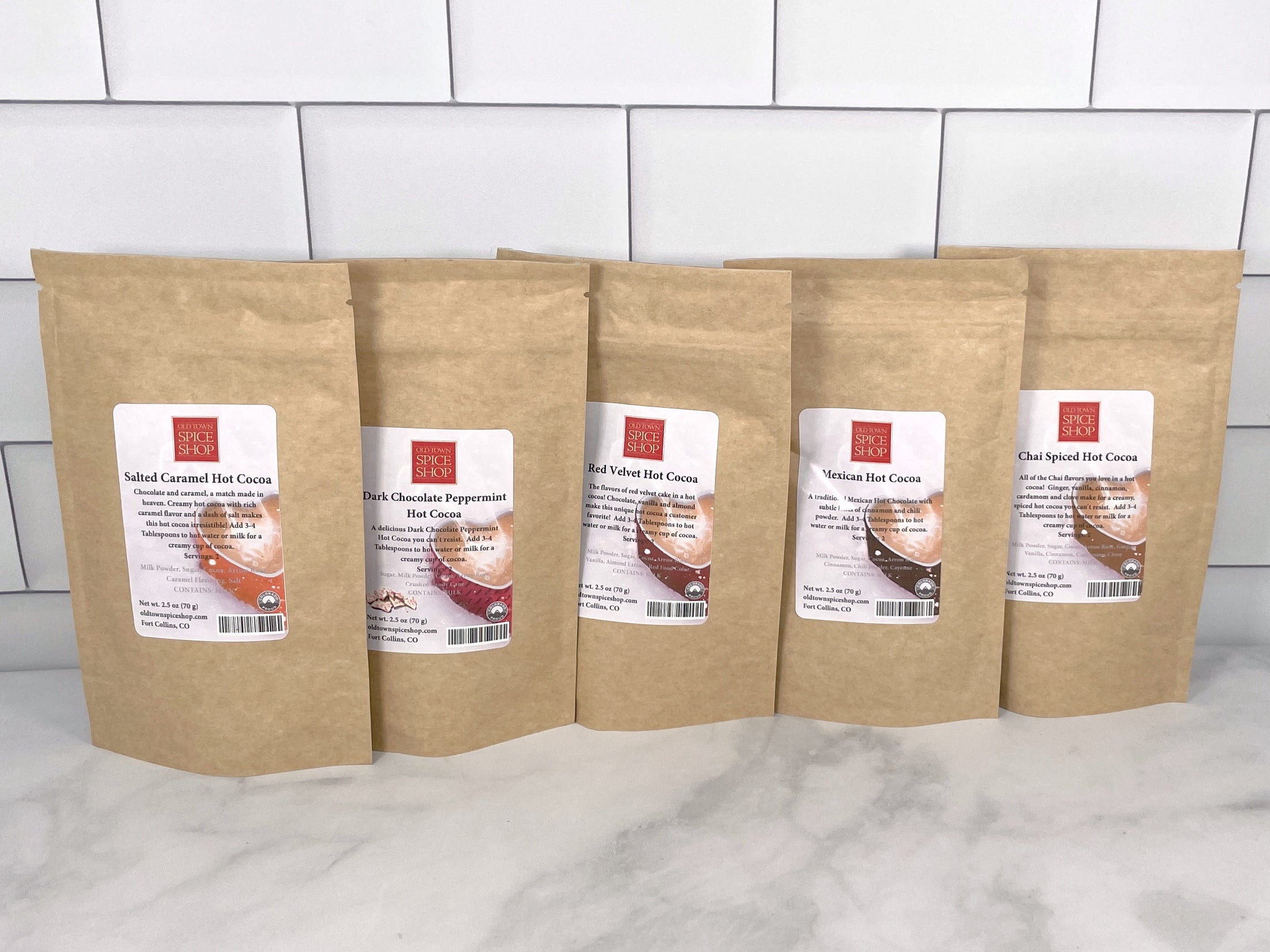 Gourmet Hot Cocoa Sampler – Old Town Spice Shop