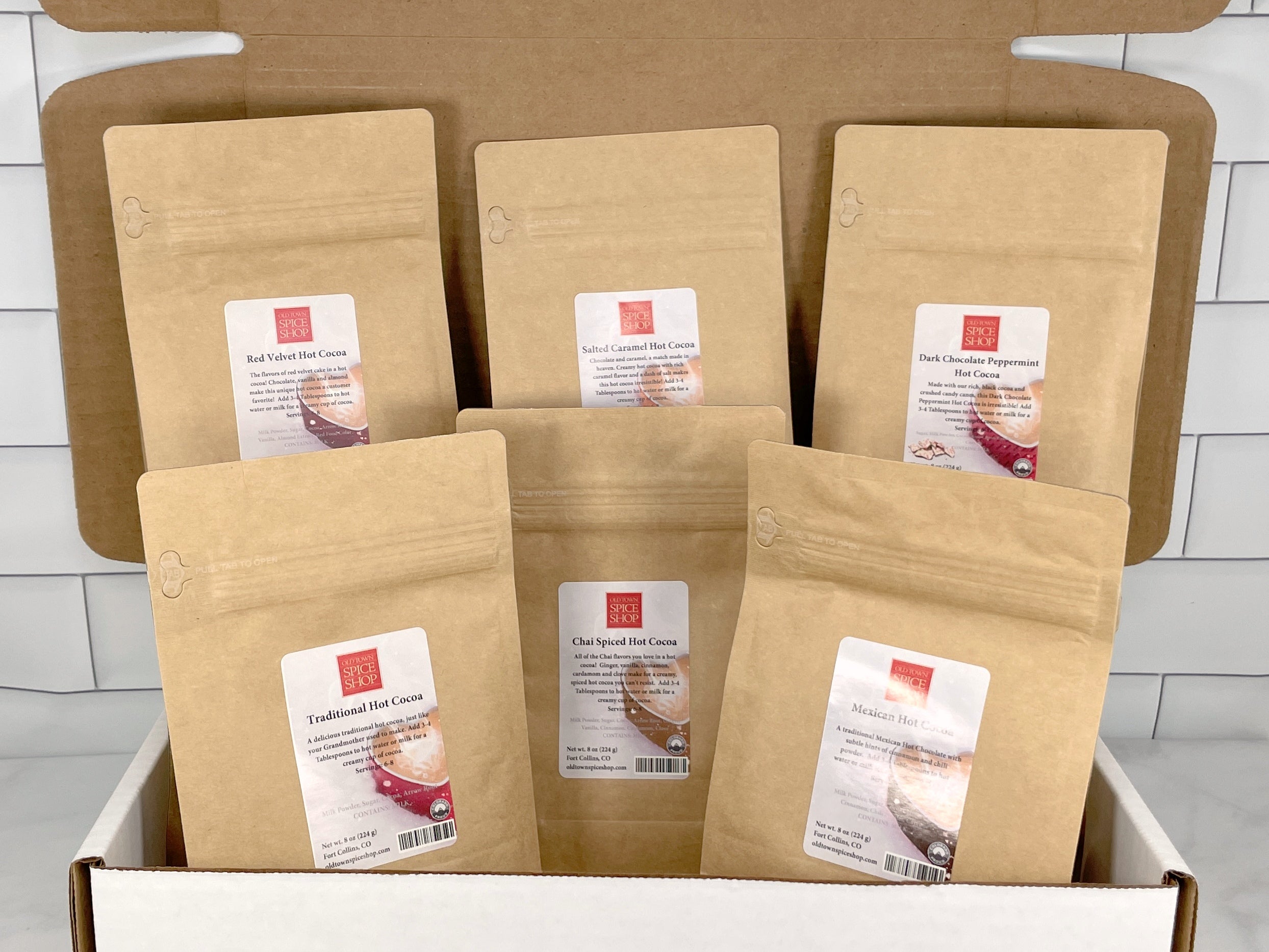 Gourmet Hot Cocoa Collection Gift Box – Old Town Spice Shop